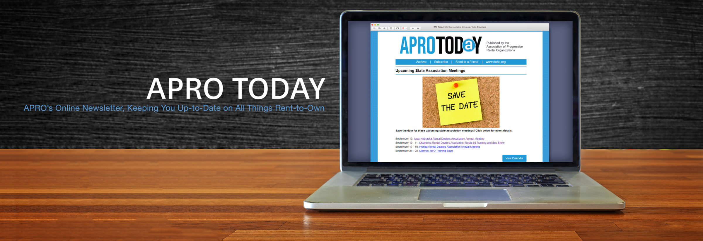 APRO Today E-newsletter - APRO