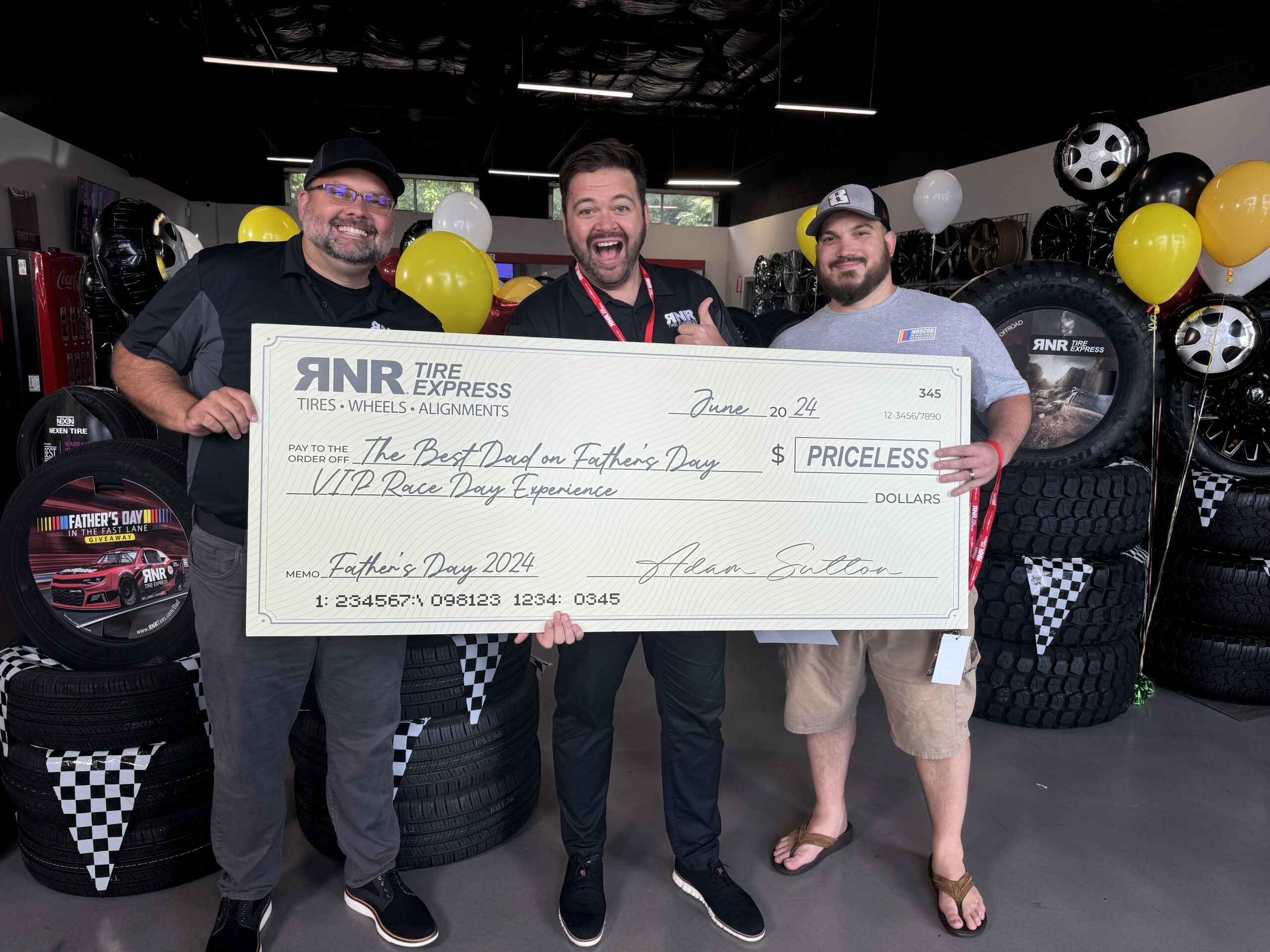 RNR Gives Dedicated Dad VIP NASCAR Experience - APRO